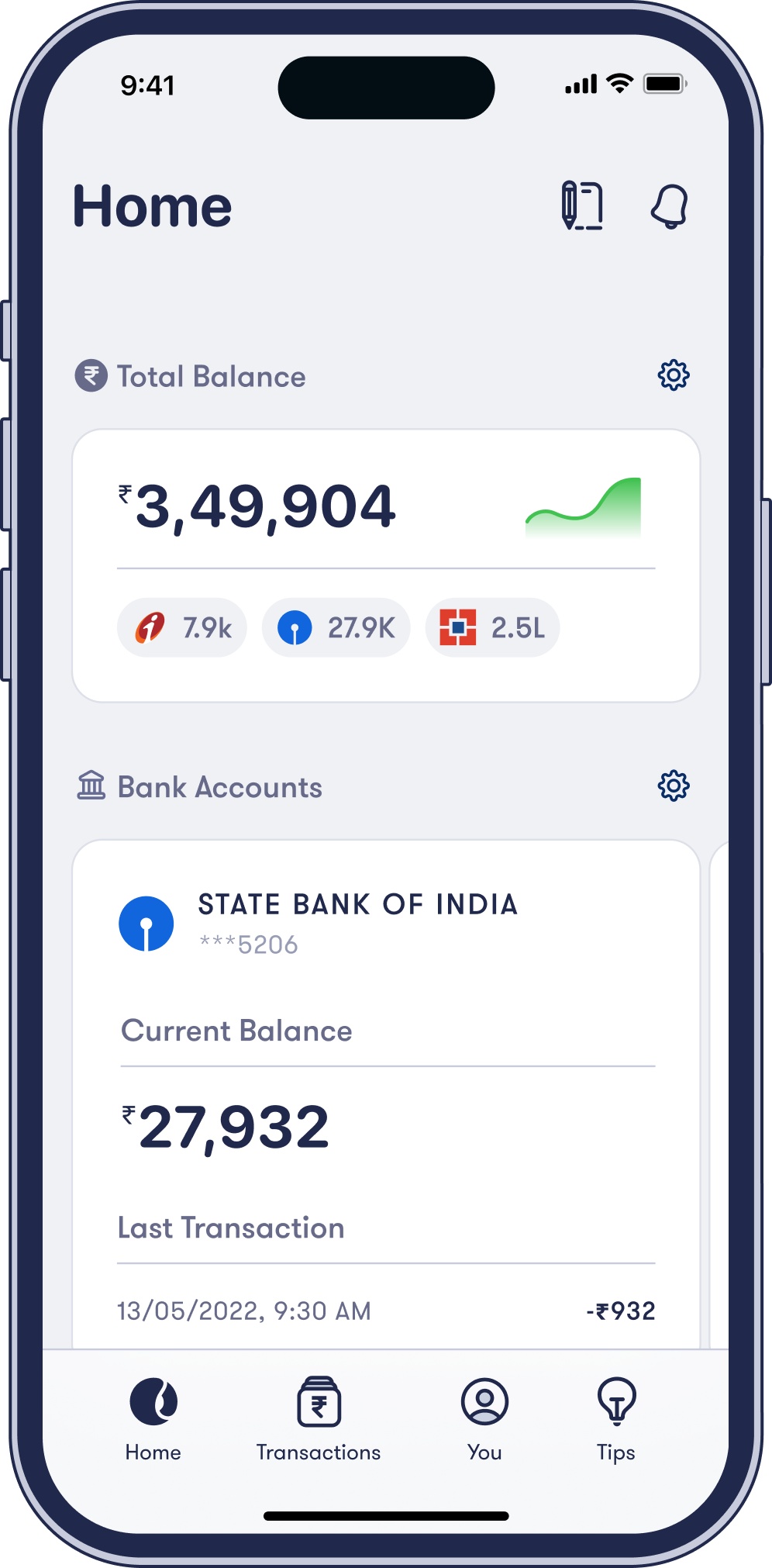 Manage your money with Fold